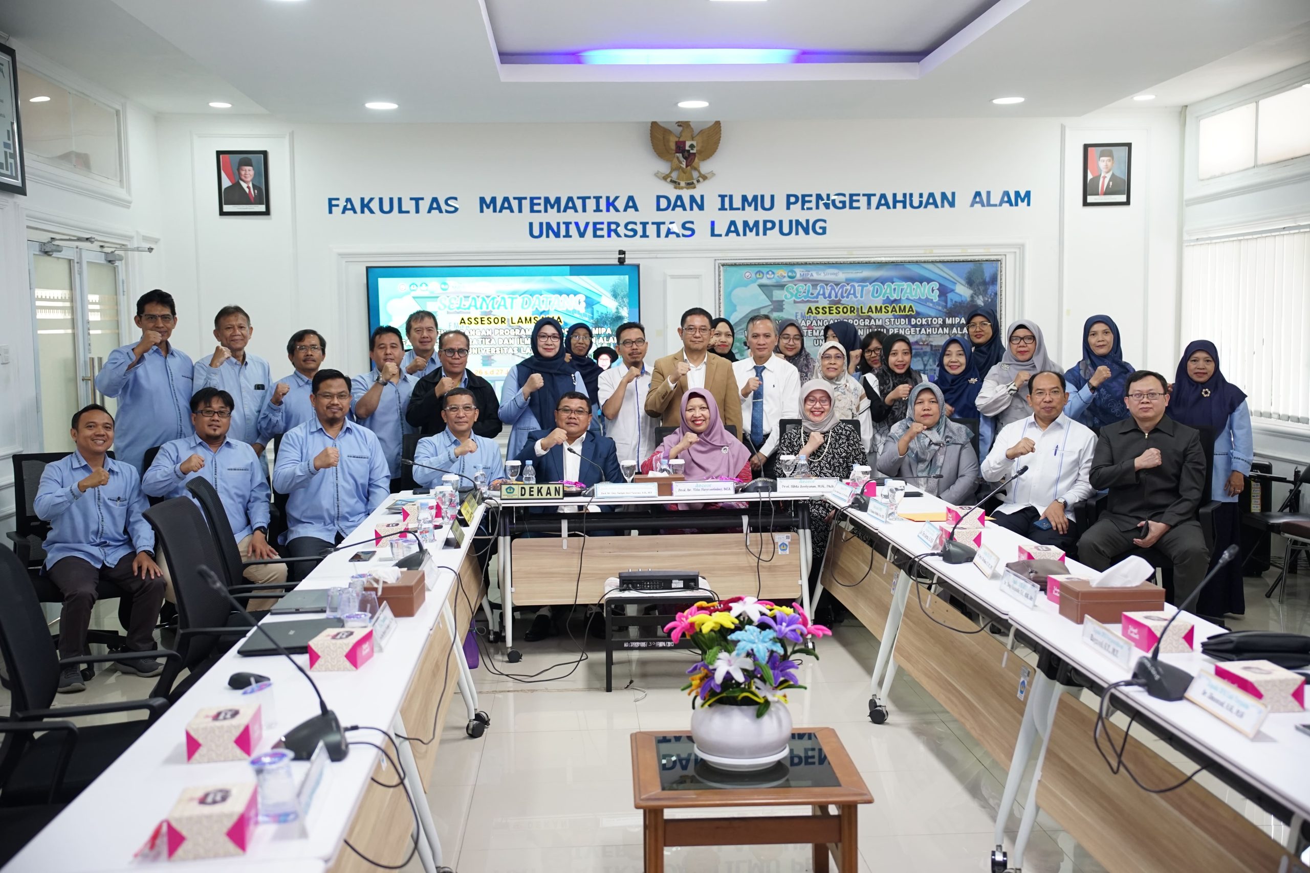 Asesmen Lapangan (AL) Akreditasi LAMSAMA Program Studi Doktor MIPA - LPMPP